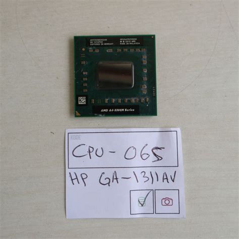 Processor HP G4 1311AV AMD A4 3300M CPU 065 Shopee Malaysia