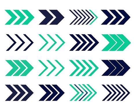 Premium Vector Dynamic Chevron Patterns A Collection Of Directional