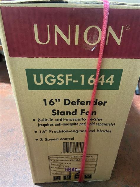 Union Stand Fan Furniture Home Living Lighting Fans Fans On Carousell