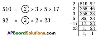AP Th Class Maths St Chapter Real Numbers Exercise Solutions AP Board Solutions