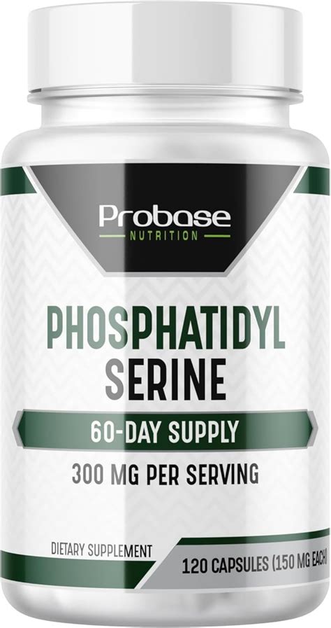 Probase Nutrition Phosphatidylserine 300mg Supplement Brain Health And Memory