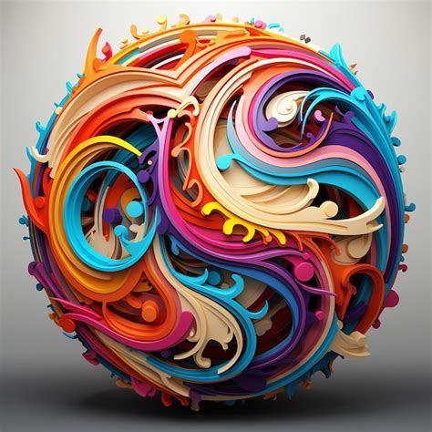 Premium Ai Image 3d Logo