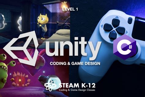Unity Game Design And Coding Level 1 Beginner By Steam K 12 Coding