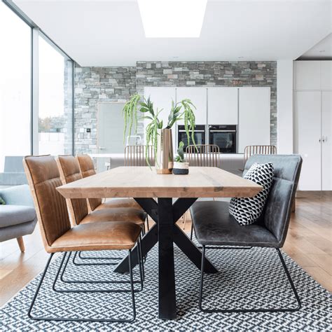 Solid Oak Dining Room Table