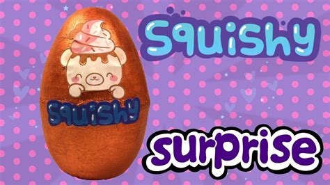 Diy Squishy Surprise Egg Youtube