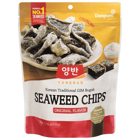 Yangban Seaweed Chips Original Flavor 176 Oz Delivery Or Pickup