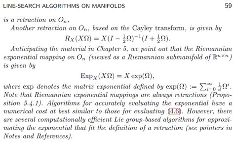 Matrices Givens Rotation And Retraction Mapping Mathematics Stack