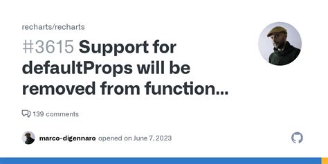 Support For Defaultprops Will Be Removed From Function Components In A Future Major Release Use
