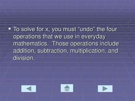 PPT Solving For X One Step And Two Step Equations PowerPoint Presentation ID