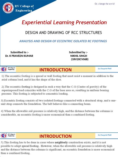 Analysis And Design Of Eccentric Isolated Reinforced Concrete Footings Using Staad Pro Pdf
