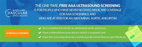 Free Abdominal Aortic Aneurysm Screening For Medicare Beneficiaries