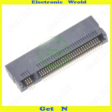 5pcs Original Jae Ngff Connector A Key 67pin 3mm High Sockets M 2 Ssd