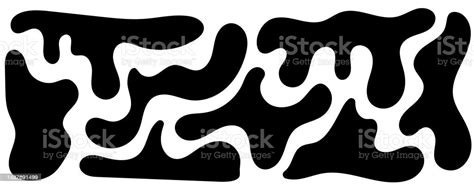 불규칙한 얼룩 추상적 인 유기 모양의 집합 추상적 인 불규칙한 무작위 얼룩 간단한 액체 비정질 스플로지 프리젠 테이션 배너 포스터 및 전단지를위한 트렌디 한 최소 디자인 0