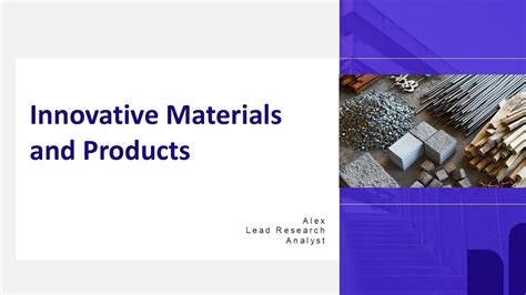 Innovative Materials And Products Ppt Mockup Acp Ppt Example