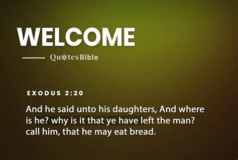 Welcome Verses From The Bible — Embracing Faith Discover The Power Of