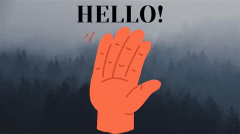 wave hello forest free on pixabay pixabay