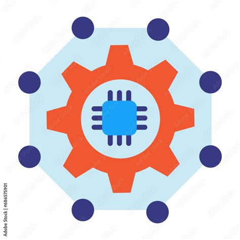 Euroevolution Or Hyperdimensional Computing Vector Icon Design
