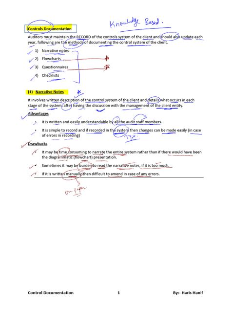 13 Control Documentation And Toc Approach Pdf