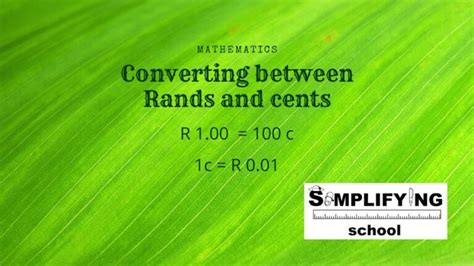 How Many Cents In A Rand The Dizaldo Blog