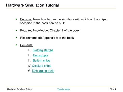 PPT Hardware Simulator Tutorial PowerPoint Presentation Free Download ID