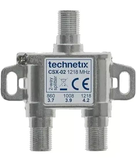 TECHNETIX CSX 02 2 Way Splitter Satellite TV Virgin Media Sky TV Freeview 6 99 PicClick UK