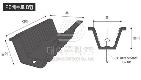 산마루측구 Pe배수로 플라스틱수로관 네이버 블로그