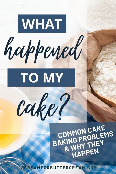 Common Cake Baking Problems And Why They Happen Vover