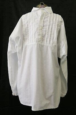 Mens Civil War Victorian Era White Shirt 100 Cotton £4192