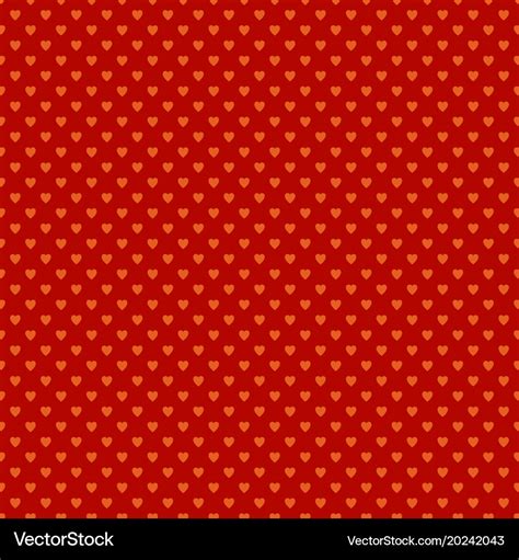 Repeating Heart Pattern Background Design Love Vector Image