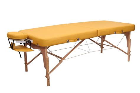 Lightweight Three Section Wooden Folding Massage Table With All