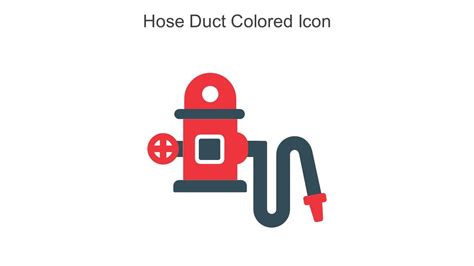 Hose Duct Colored Icon In Powerpoint Pptx Png And Editable Eps Format Ppt Presentation