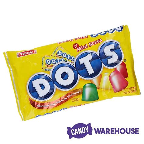Dots Candy Mini Packs 17 Piece Bag Candy Warehouse