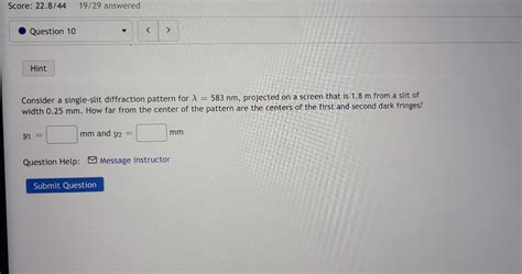 Solved Consider a single slit diffraction pattern for λ Chegg