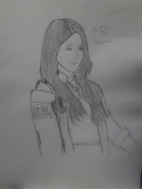 my drawing sowon with little bit modification yeoja chingu amino amino