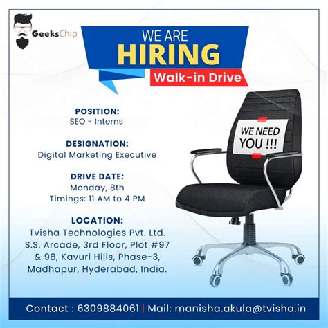 Geekschip On Linkedin Hiring Seointerns Joinus Careerstart