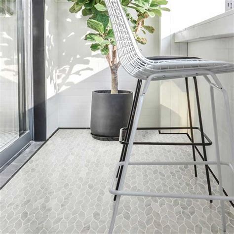 Leaf Pattern Marble Tiles Kitchen Backsplash Bathroom Wall Floor Mosaic