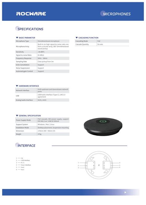 Wireless Conference Microphone With Speaker