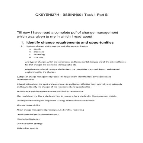 Development And Implementation Explaination About The Swot And