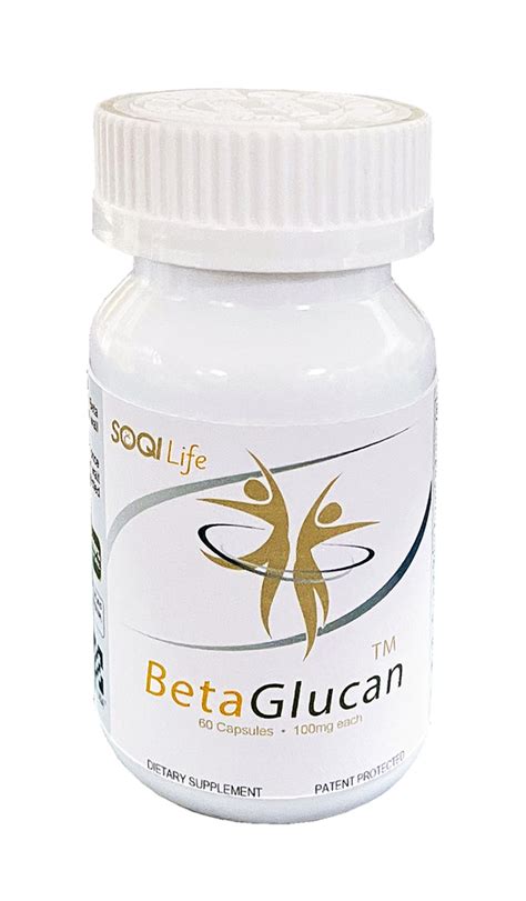 Beta Glucan3 Bottle Pack 60 Certified All Natural Vegetable Capsule