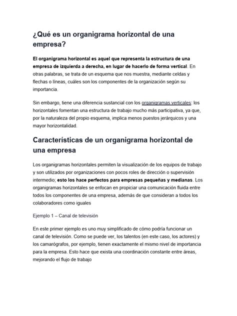 organigrama circular vertical y horizontal pdf business