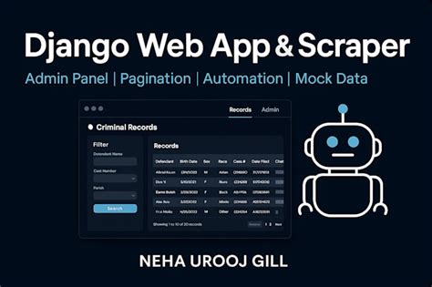 Build A Django Web App With Web Scraping And Admin Dashboard By Nehaurooj589 Fiverr