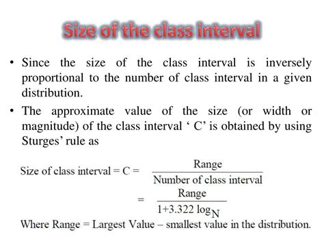 What Is The Class Size Of Each Class Interval At Jonathan Stiefel Blog
