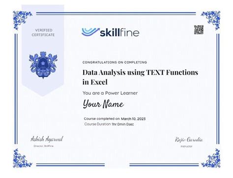 Data Analysis Excel Functions Skillfine