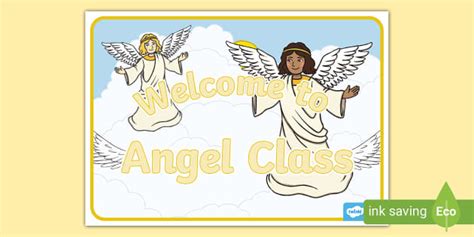Angel Class Sign Teacher Made Twinkl