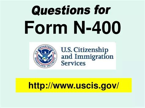 PPT Form N 400 PowerPoint Presentation Free Download ID 6859589