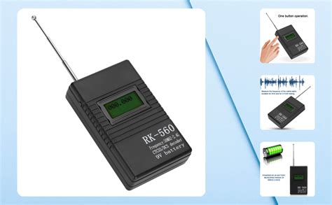 Portable Handheld Frequency Counter 50mhz 2 4ghz Frequency Accurate Radio Frequency