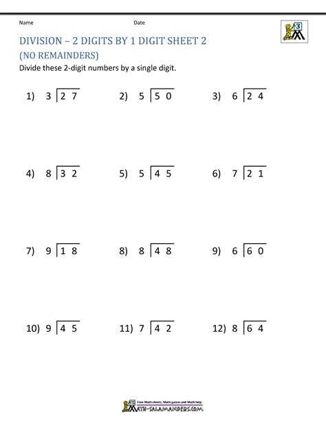 Division With And Without Remainders