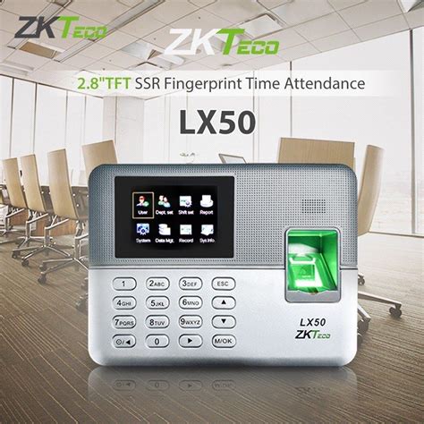 Brand New Zkteco Lx50 Fingerprint Time Attendance Biometrics Machine Computers And Tech