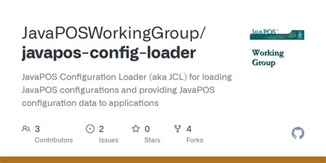 Github Javaposworkinggroupjavapos Config Loader Javapos Configuration Loader Aka Jcl For