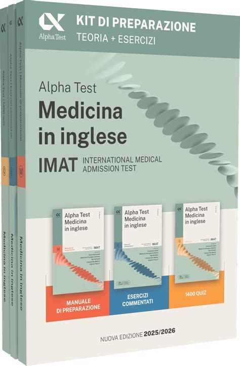 Test Medicina In Inglese Preparazione Imat Alpha Test